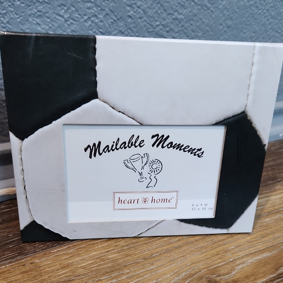 Accents | Soccer Ball Themed 4x6 Photo Frame Black White | Poshmark